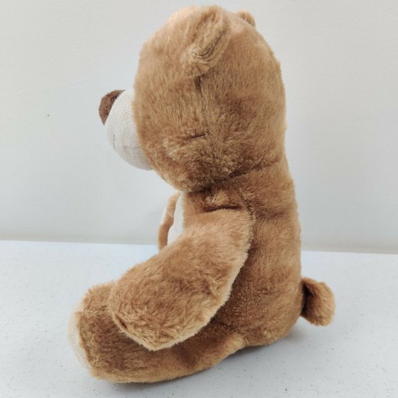 Kellytoy | Toys | Brown Bear With Embroidered Buttons Plush Toy Stuffed ...